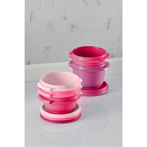 Tupperware | Kitchen | Tupperware Nwt Heritage 5pk Plastic Food Storage ...
